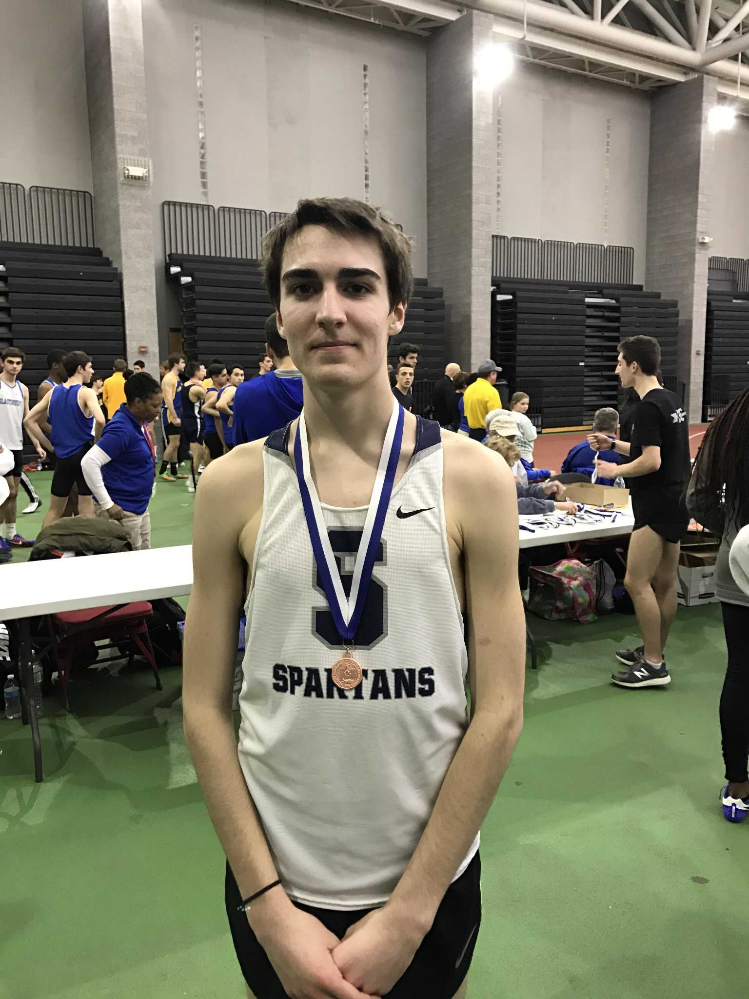 Shepaug’s Sean Parker shines at CIAC indoor championships