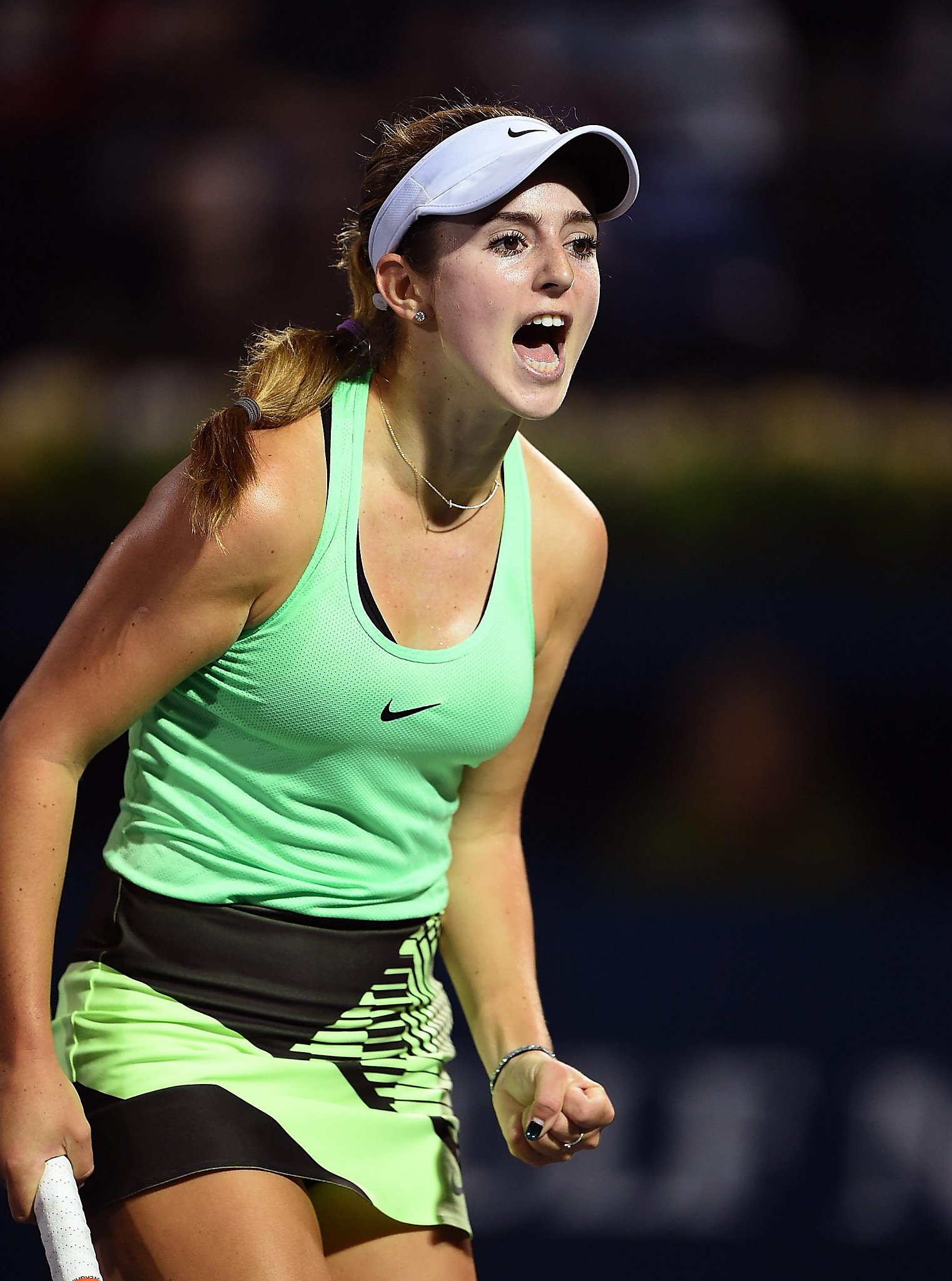 Atherton teen CiCi Bellis upsets Agnieszka Radwanska in Dubai