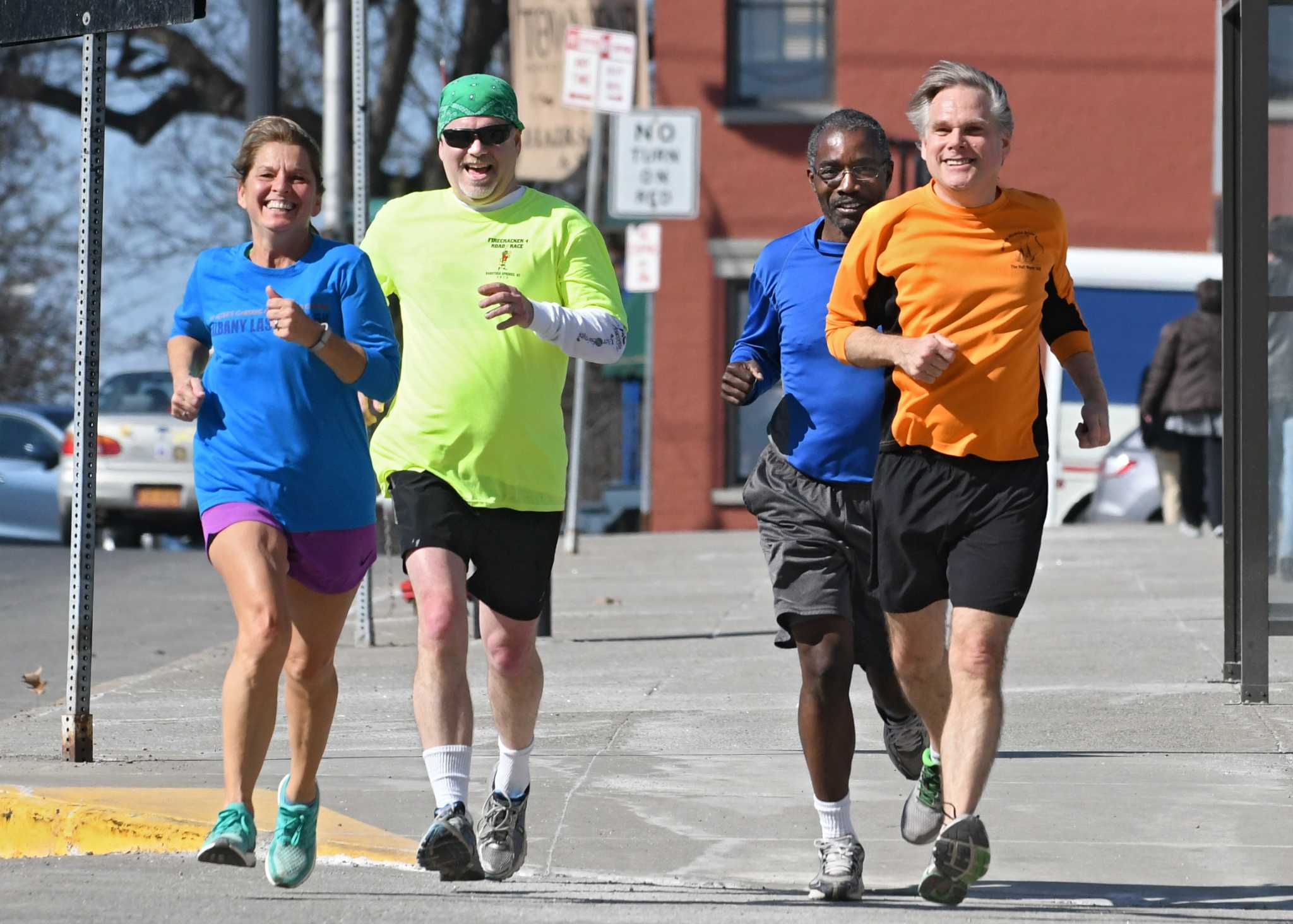 Out for a run on a record-breaking day