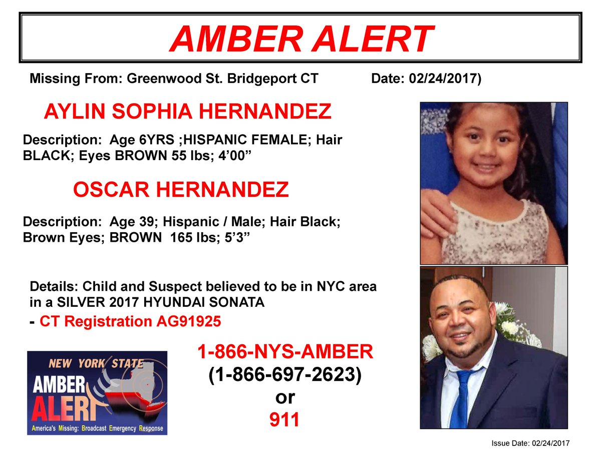 Columbia, Greene counties eyed in Amber Alert for missing girl