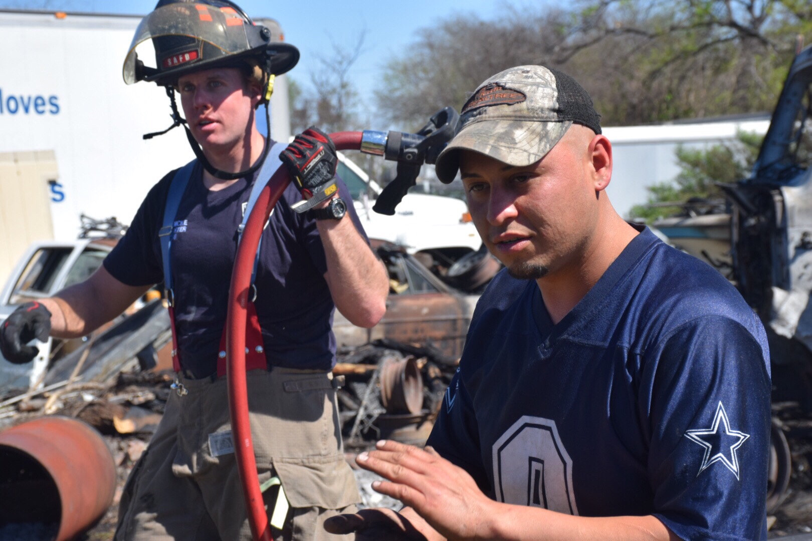 Trash fire causes flaming 'chain reaction' at Southwest Side junk yard