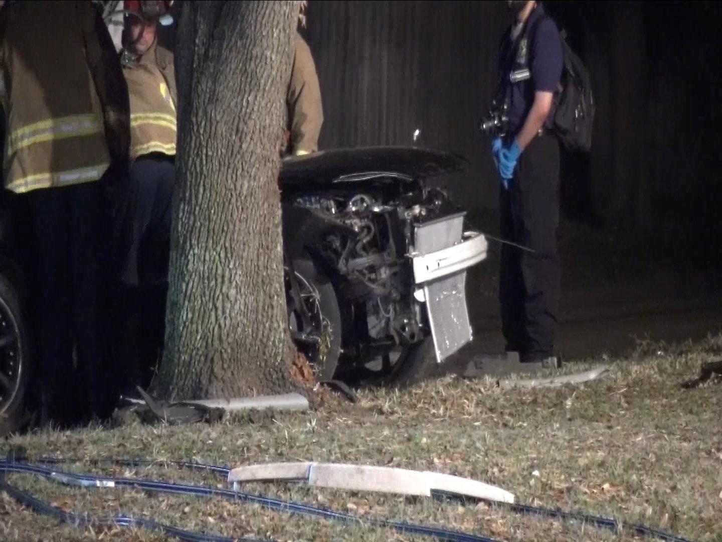 Two men died in early morning, single-vehicle crash