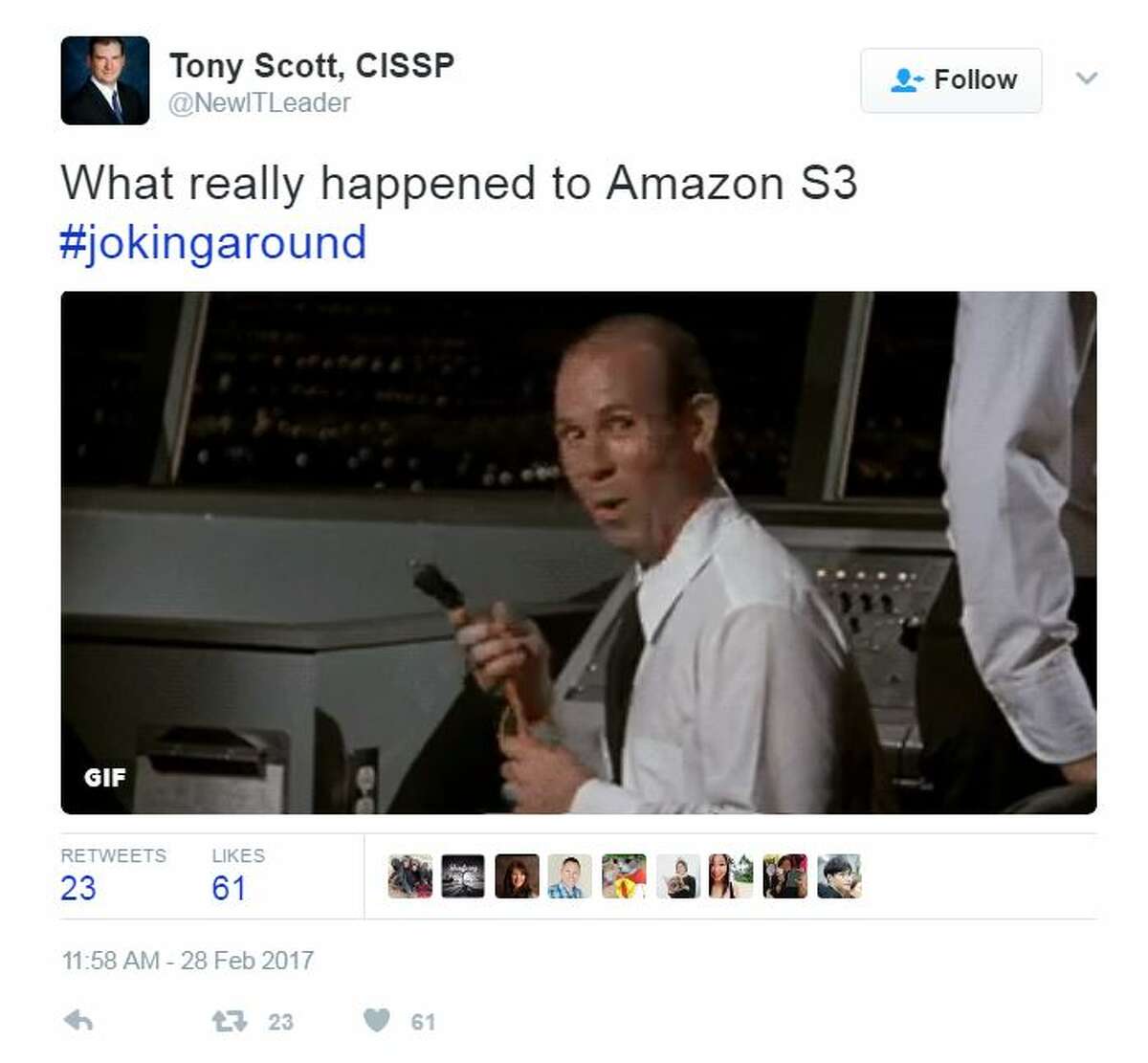 Internet laughs at AWS conference as AWS fails across web