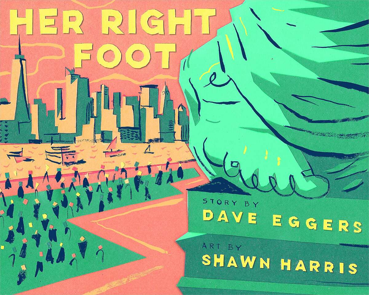Dave Eggers’ literary stride: a book on Lady Liberty’s foot