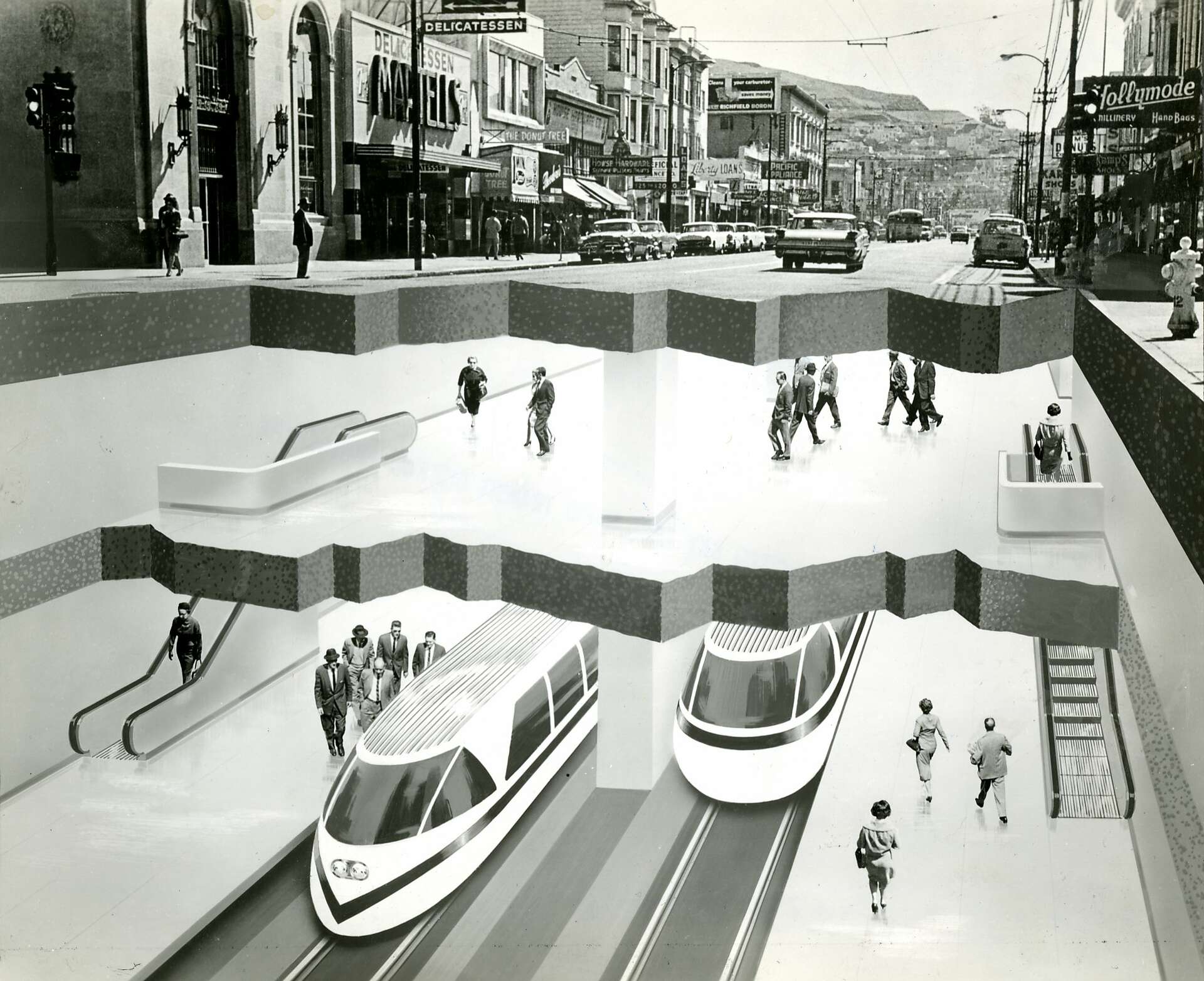 Rare photos from the BART Transbay Tube construction project