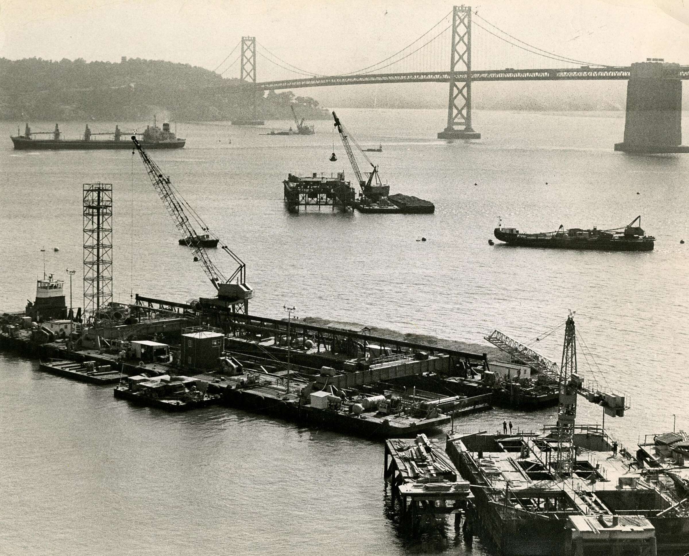 Rare photos from the BART Transbay Tube construction project