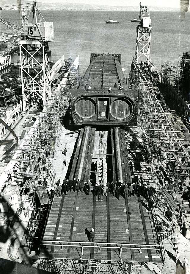 Rare photos from the BART Transbay Tube construction project - SFGate