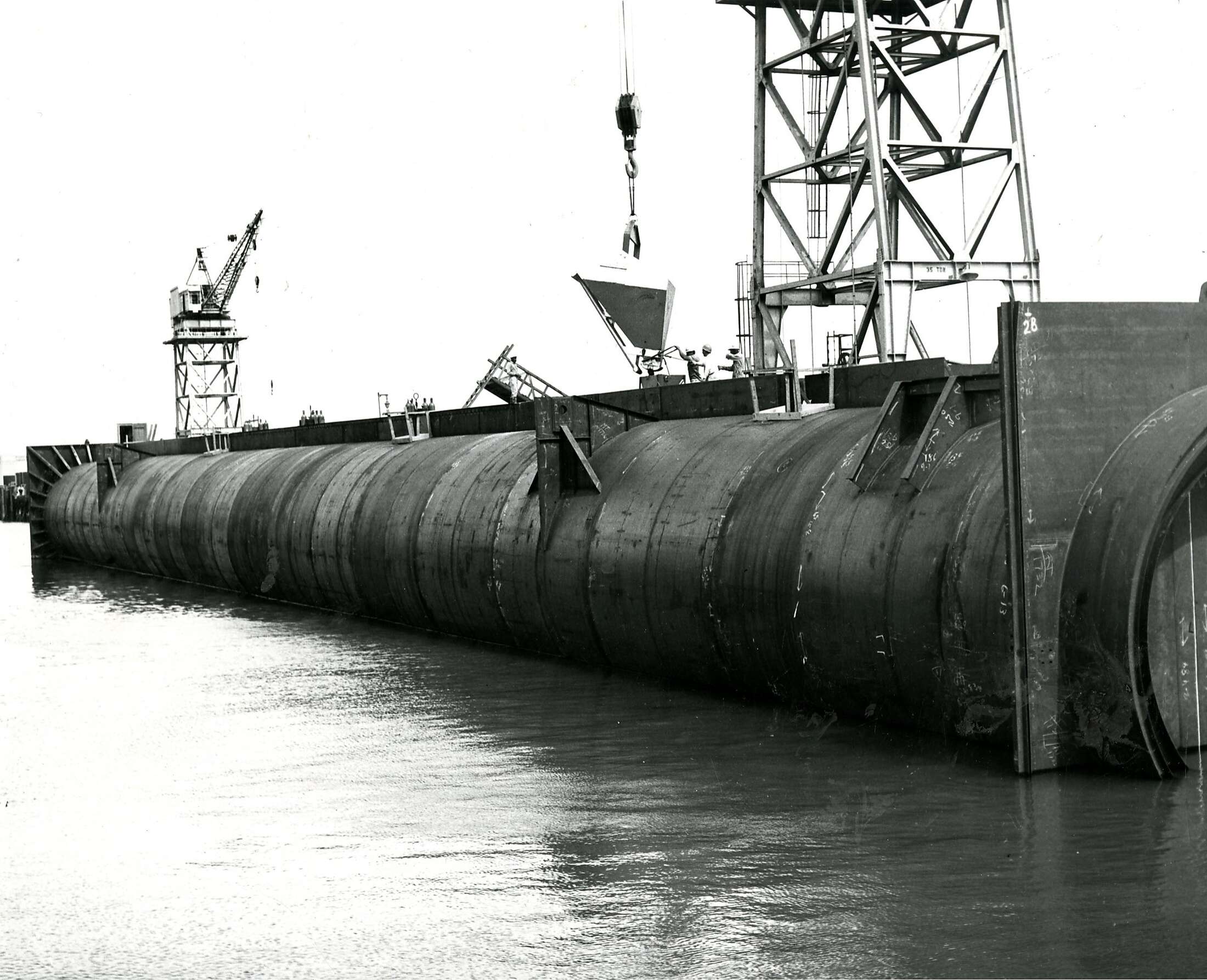 Rare photos from the BART Transbay Tube construction project