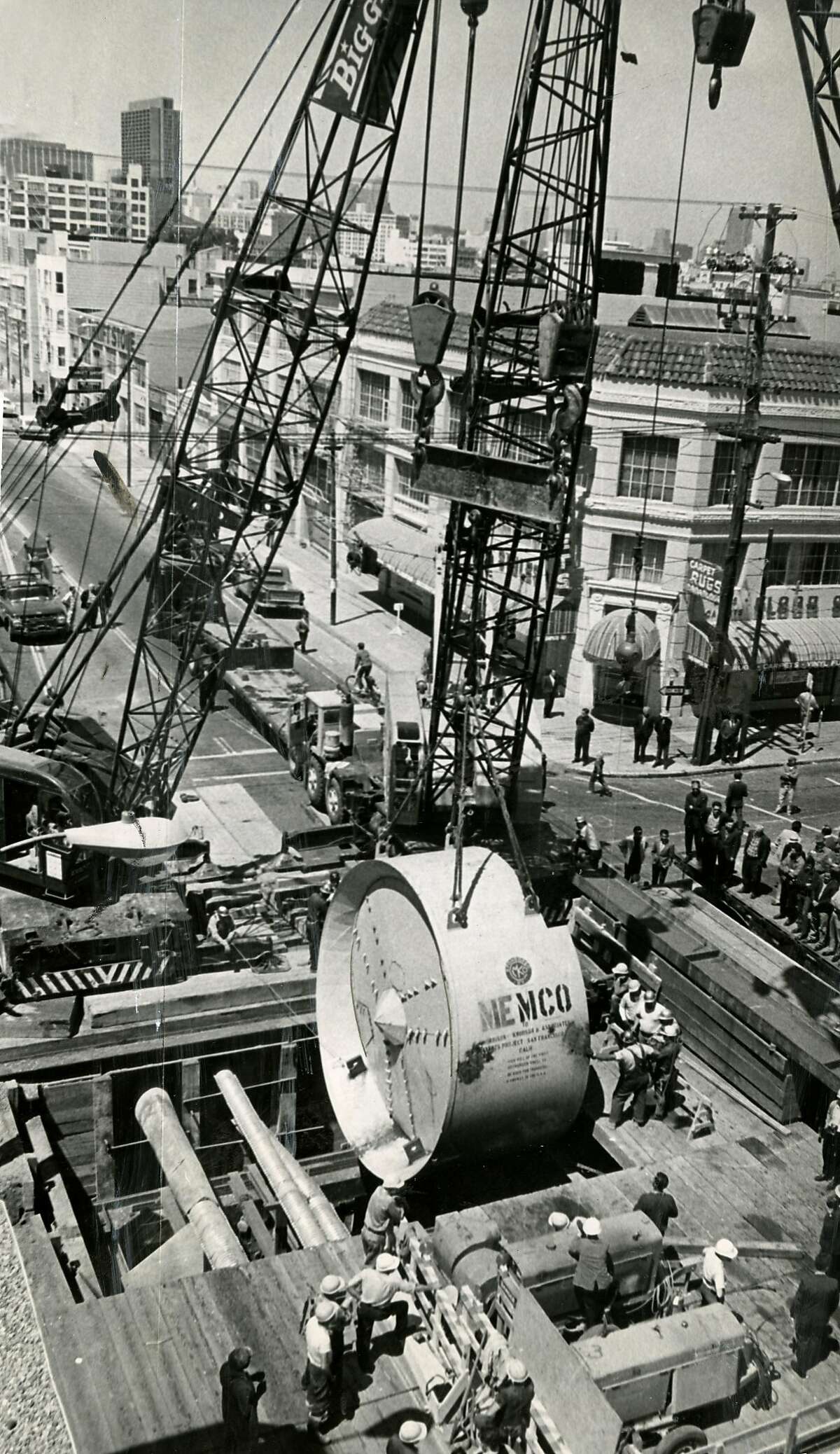 Rare photos from the BART Transbay Tube construction project