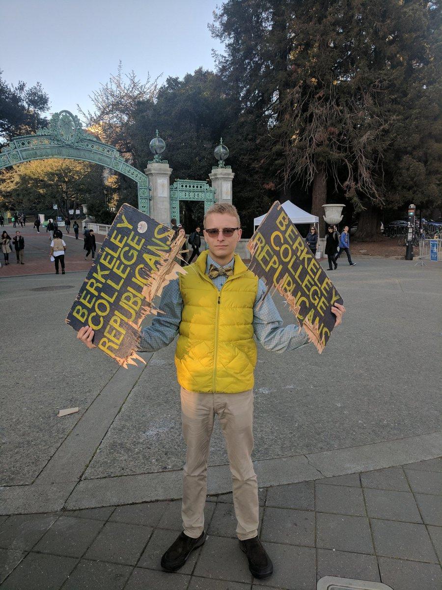 Police search for UC Berkeley student who vandalized GOP student group sign