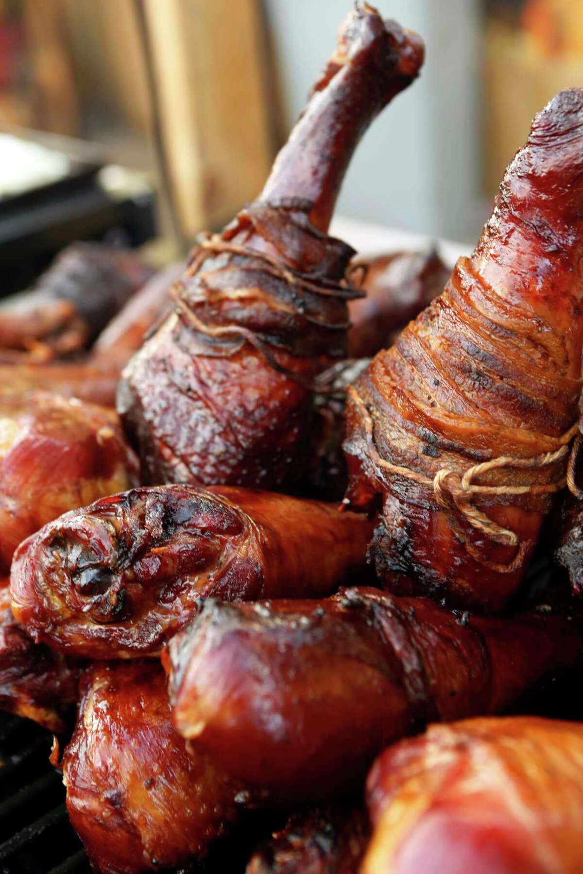 Scouting out the best food at the rodeo carnival