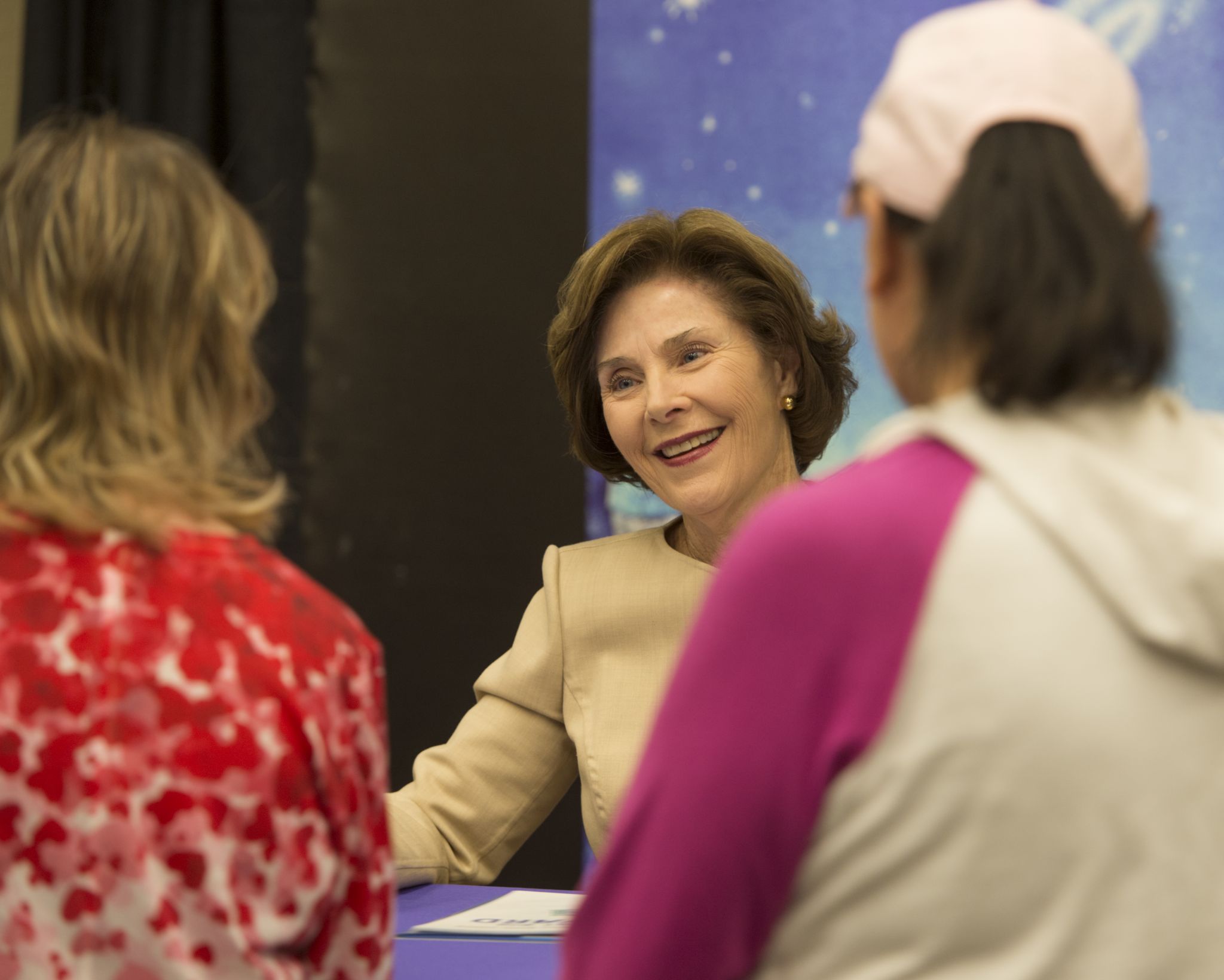 Laura Bush book signing at the Centennial Library