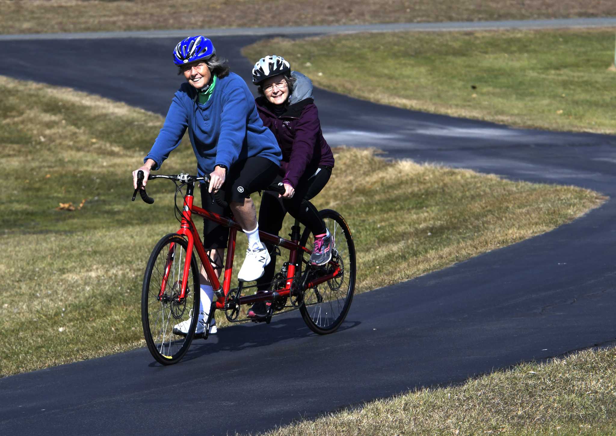 Long jaunt on a bicycle built for two