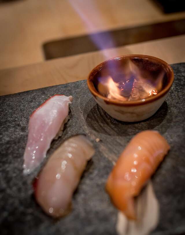 $120 sushi menu at Kinjo: Masterful