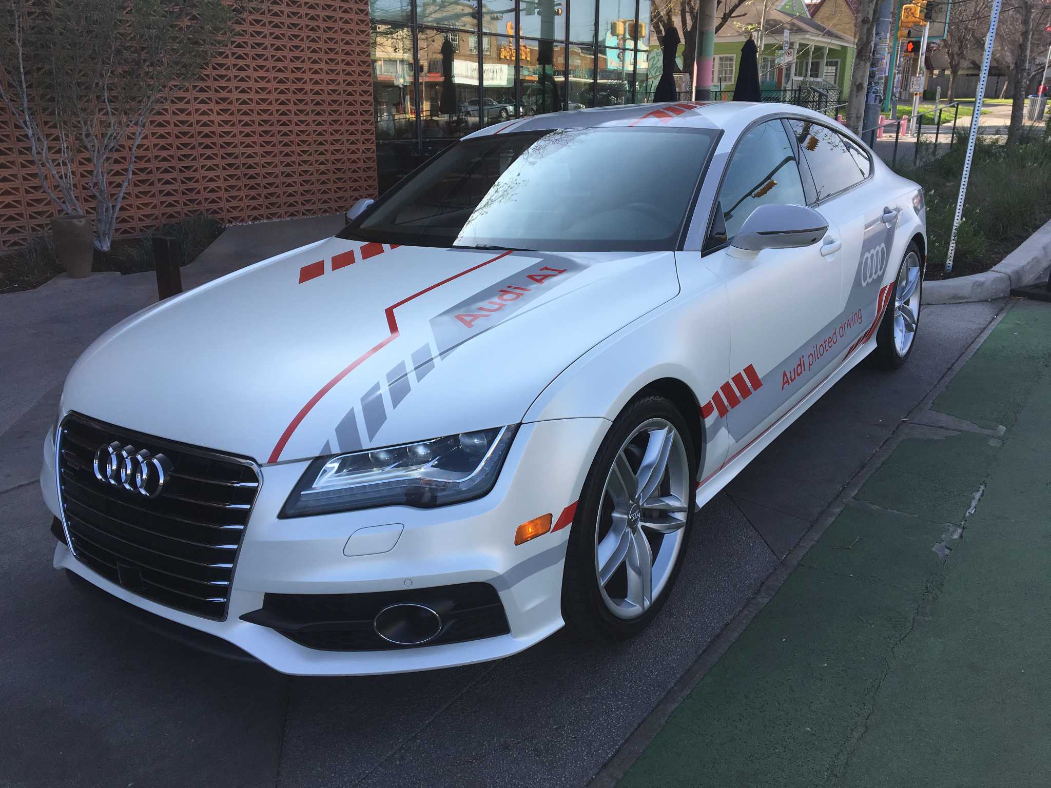 This Audi is raring to do its own driving