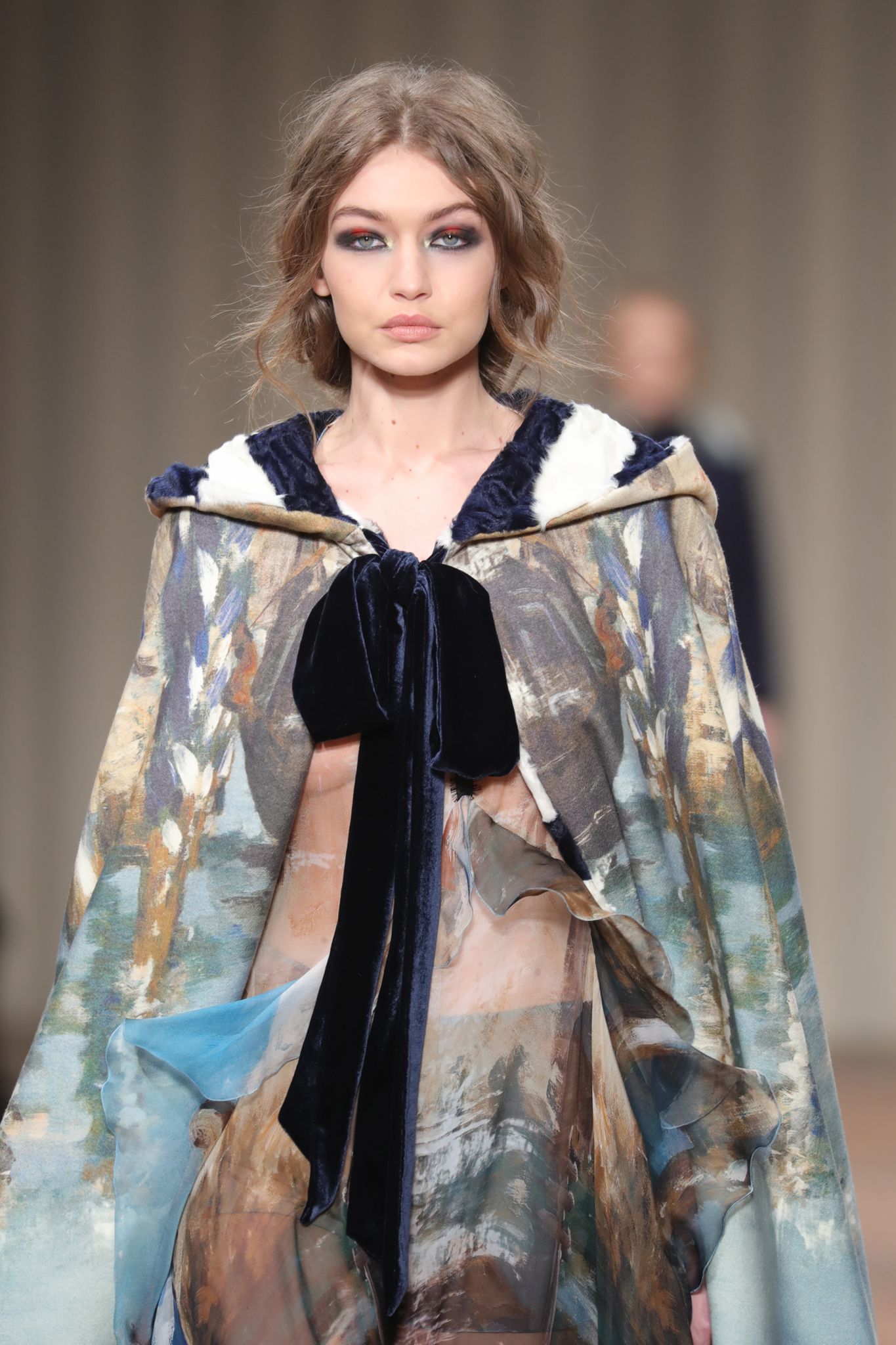 Gigi Hadid looks on the runways in 2017