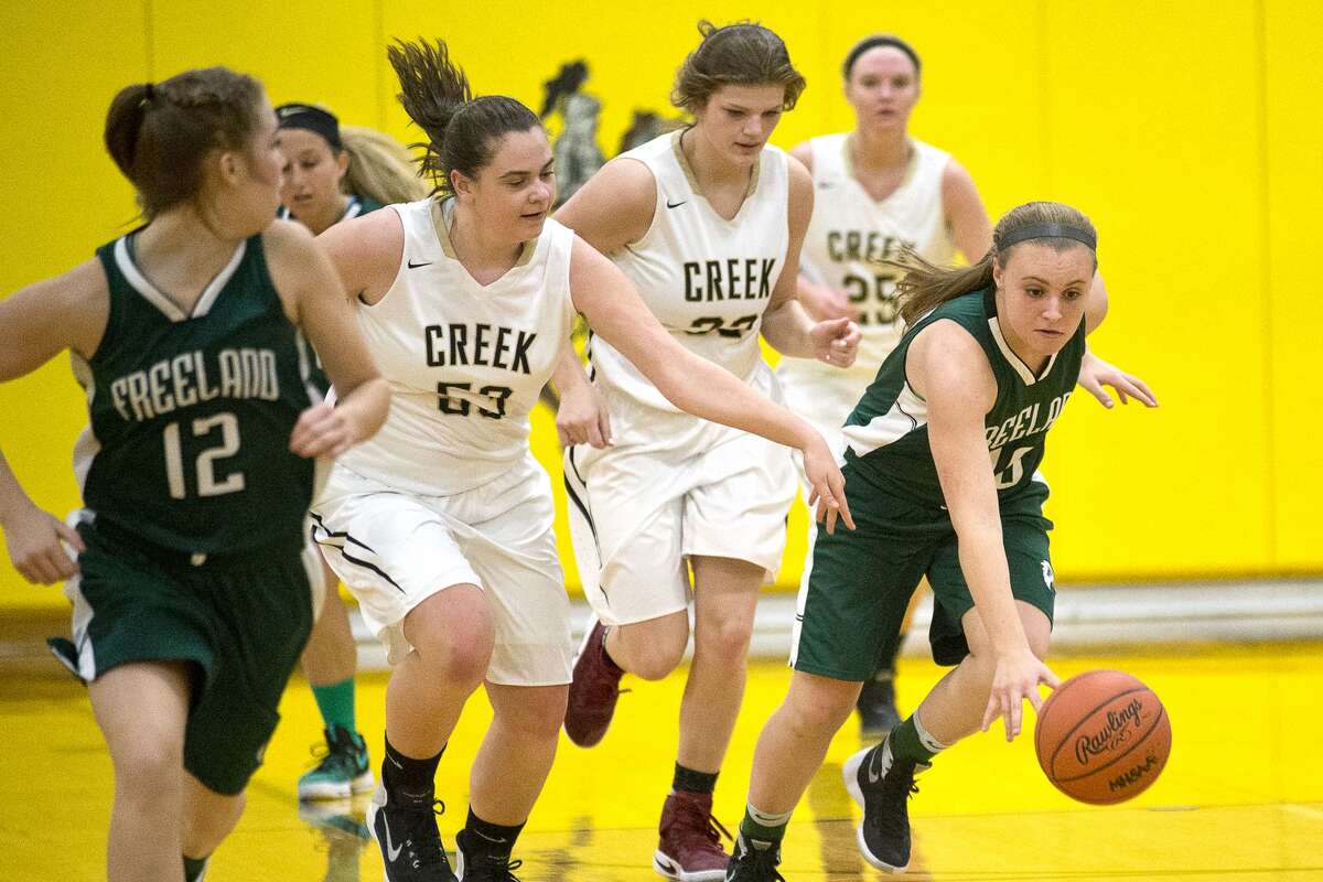 Freeland vs. Bullock Creek girls' basketball