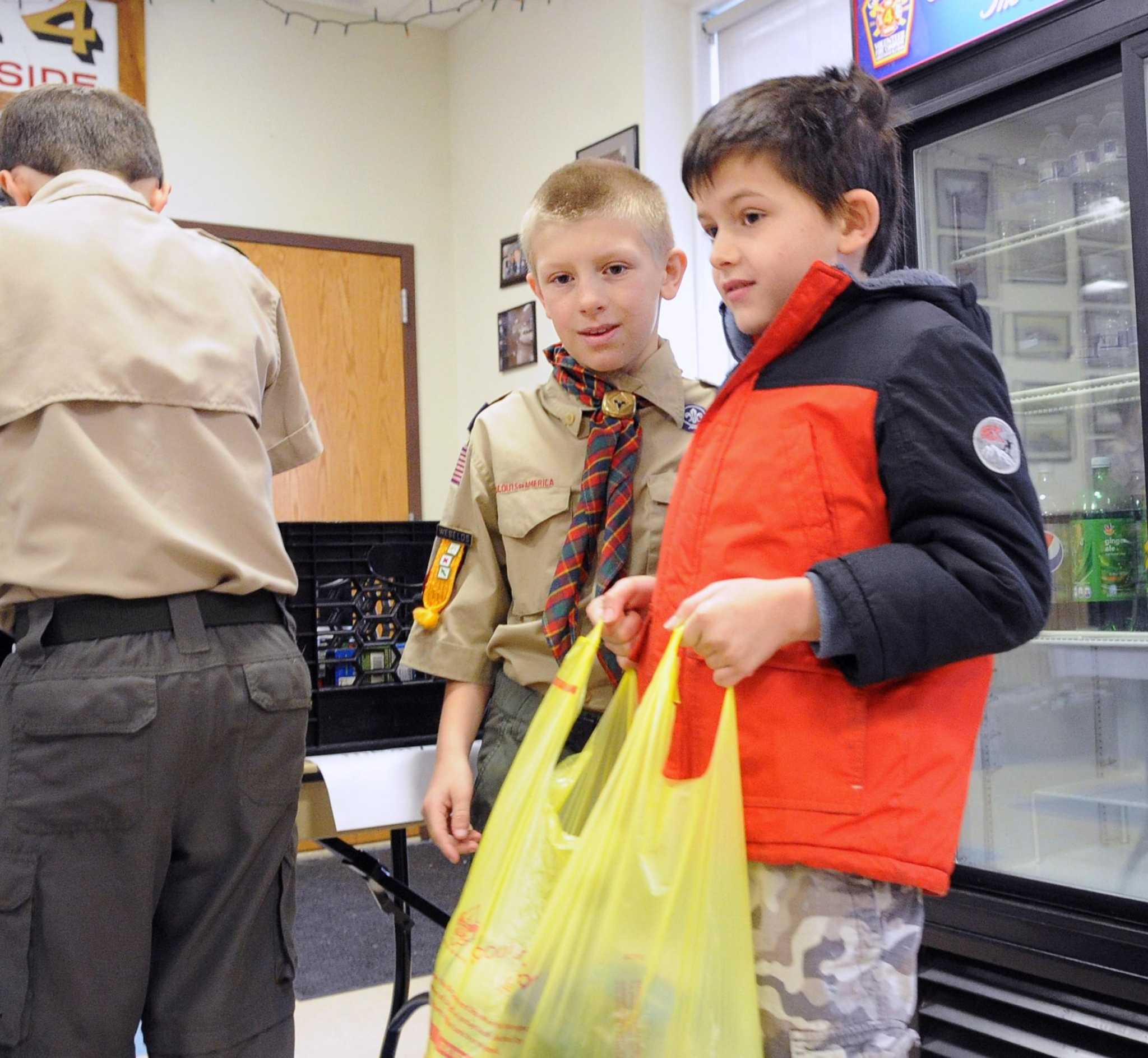 Photos: Scouting for Food Drive