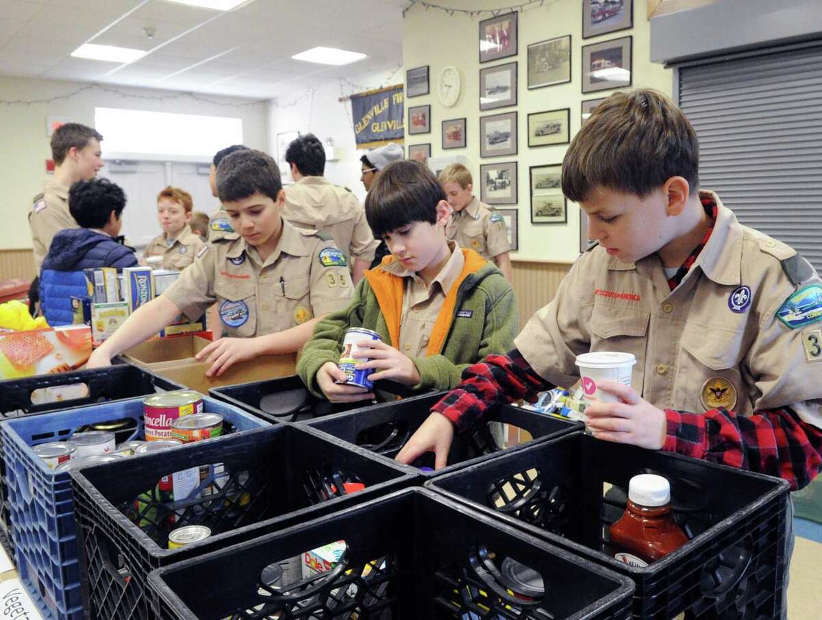 Photos: Scouting for Food Drive