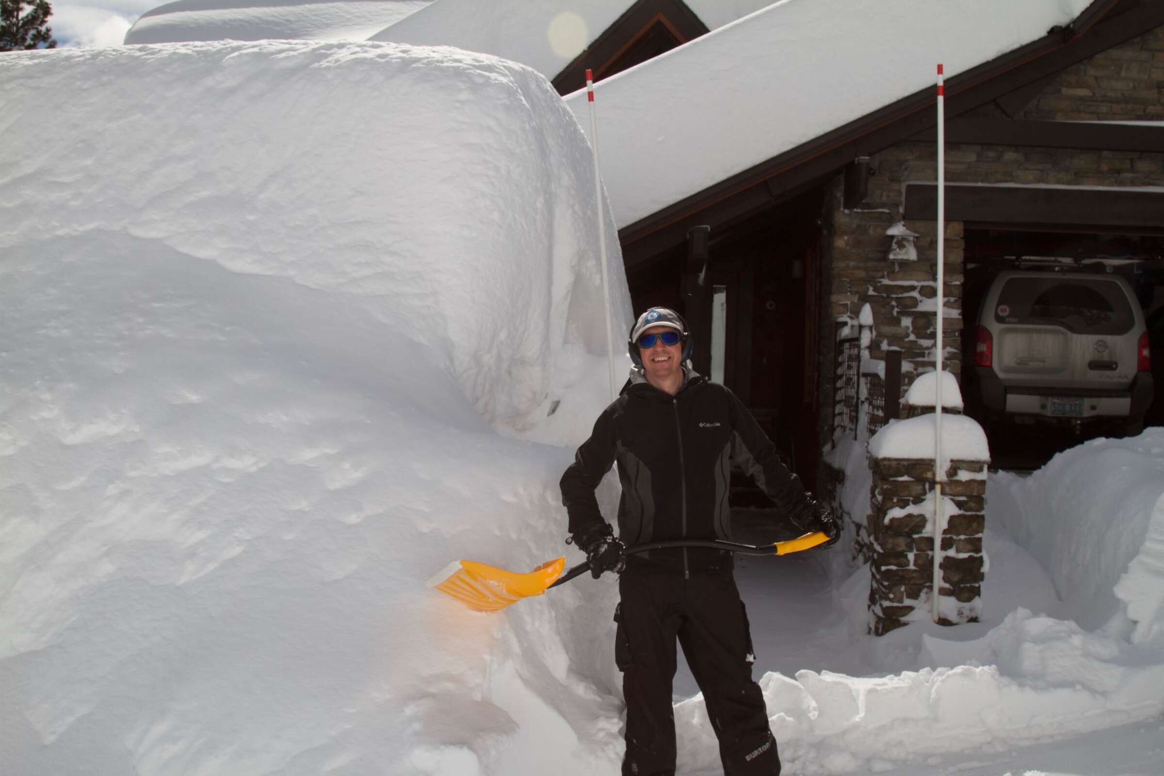 Photos show the insane amounts of snow piled up in Tahoe