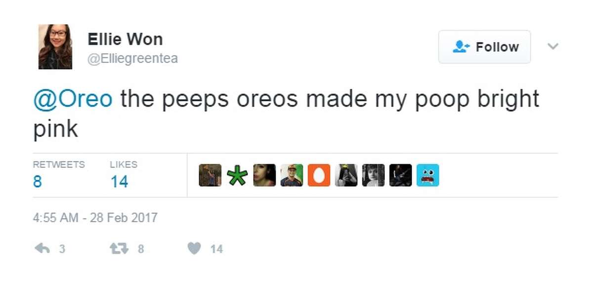 New Peeps flavored Oreos are causing gross pink problems for consumers