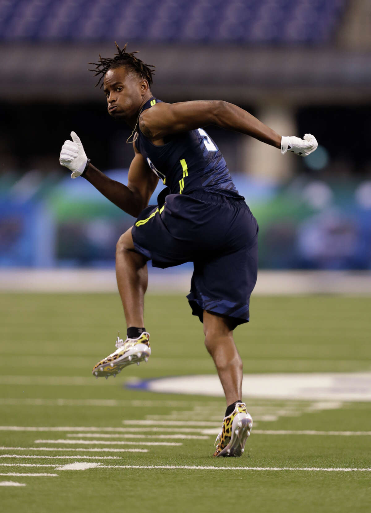 UH corner Howard Wilson runs 4.57 40