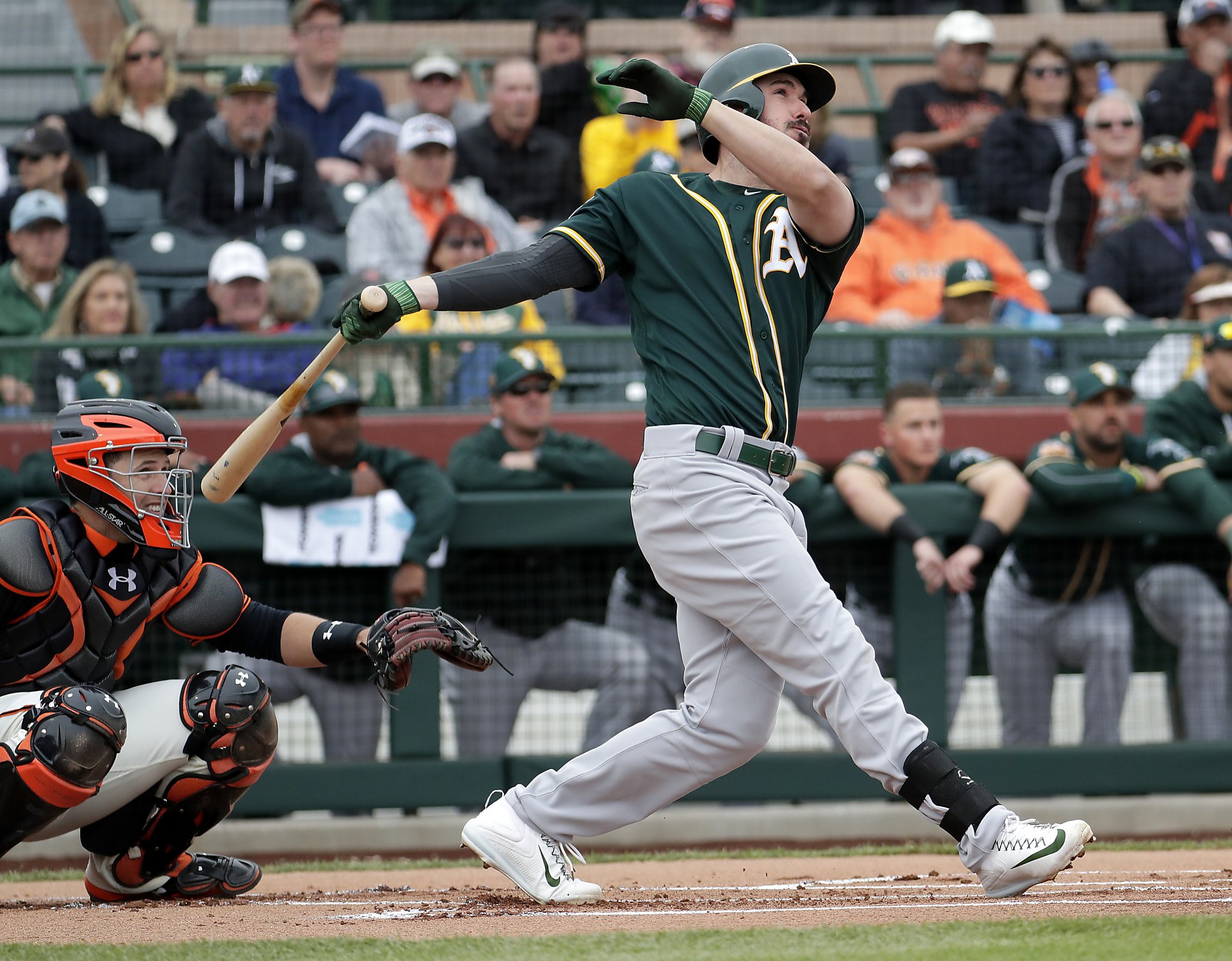 Dad’s ‘tough love’ molded A’s Matt Joyce into big-leaguer