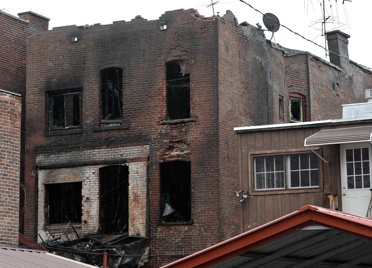 Photos: Fire guts Troy building