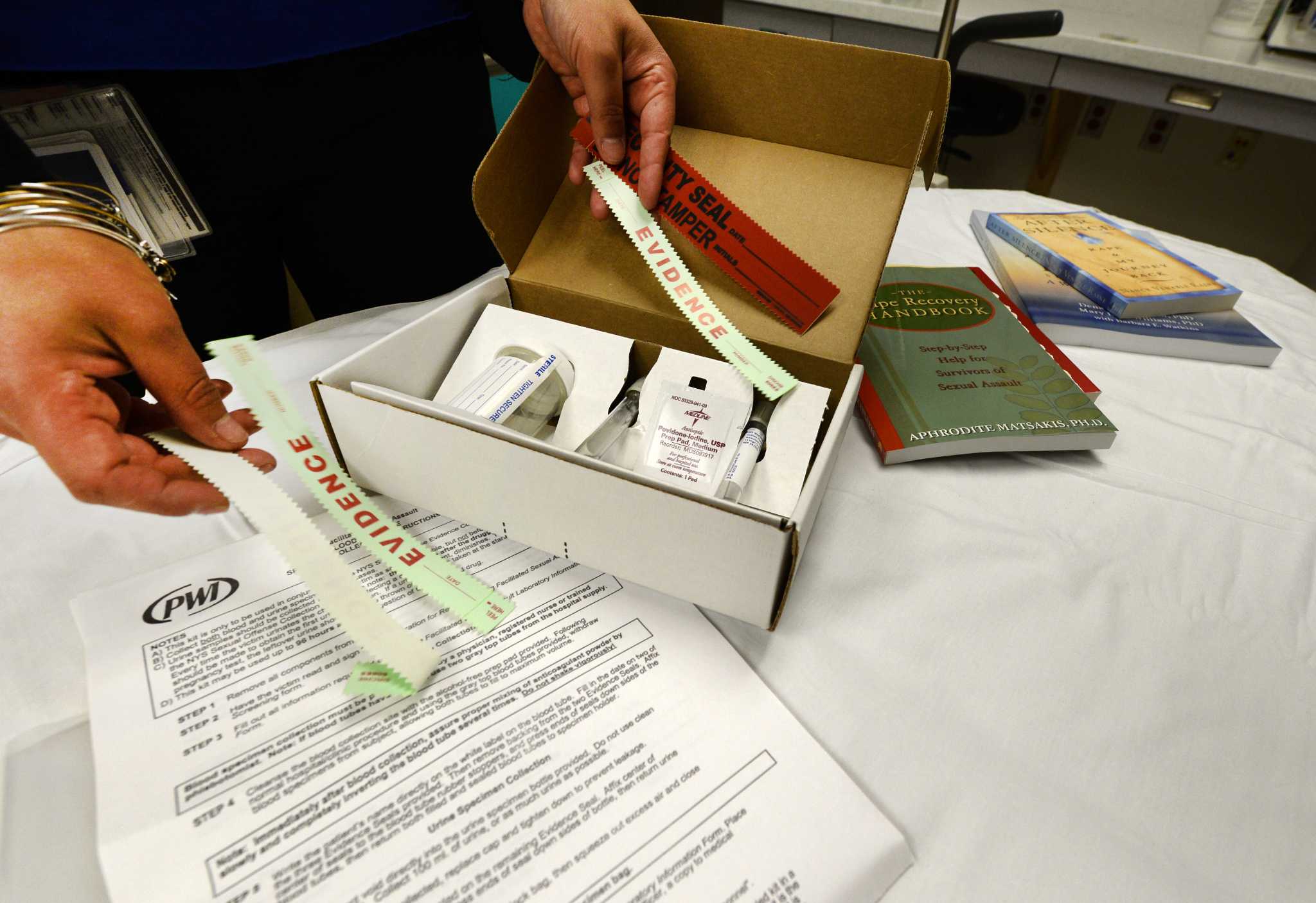 Rape kits sit in labs, untested as required