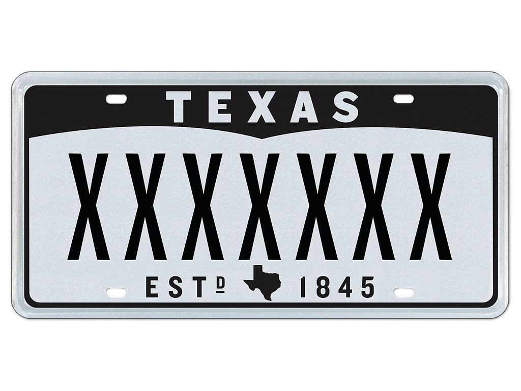 OOOOOOO wow! Custom-letter Texas license plates up for grabs