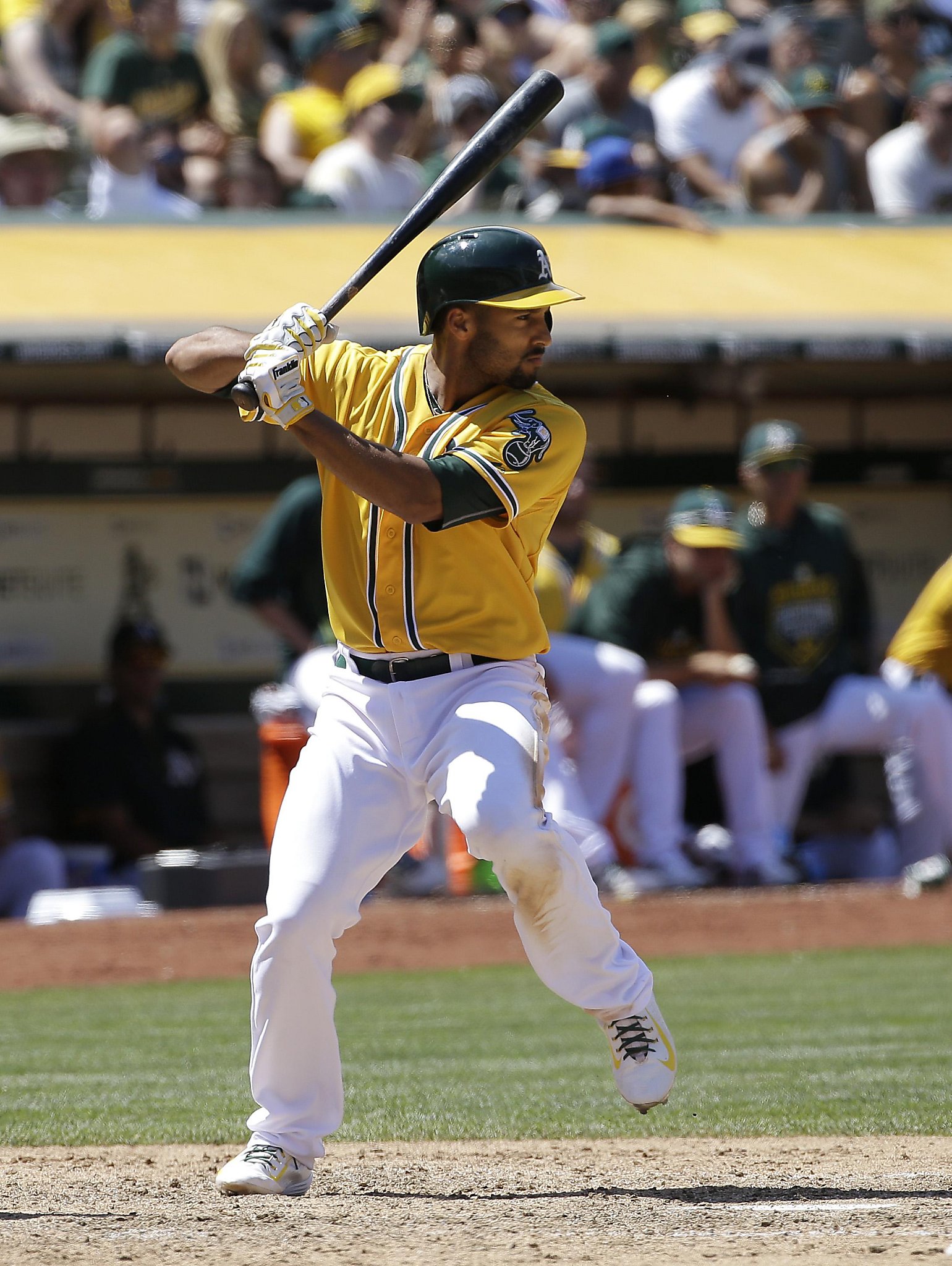 A’s Marcus Semien tries to become on-base threat