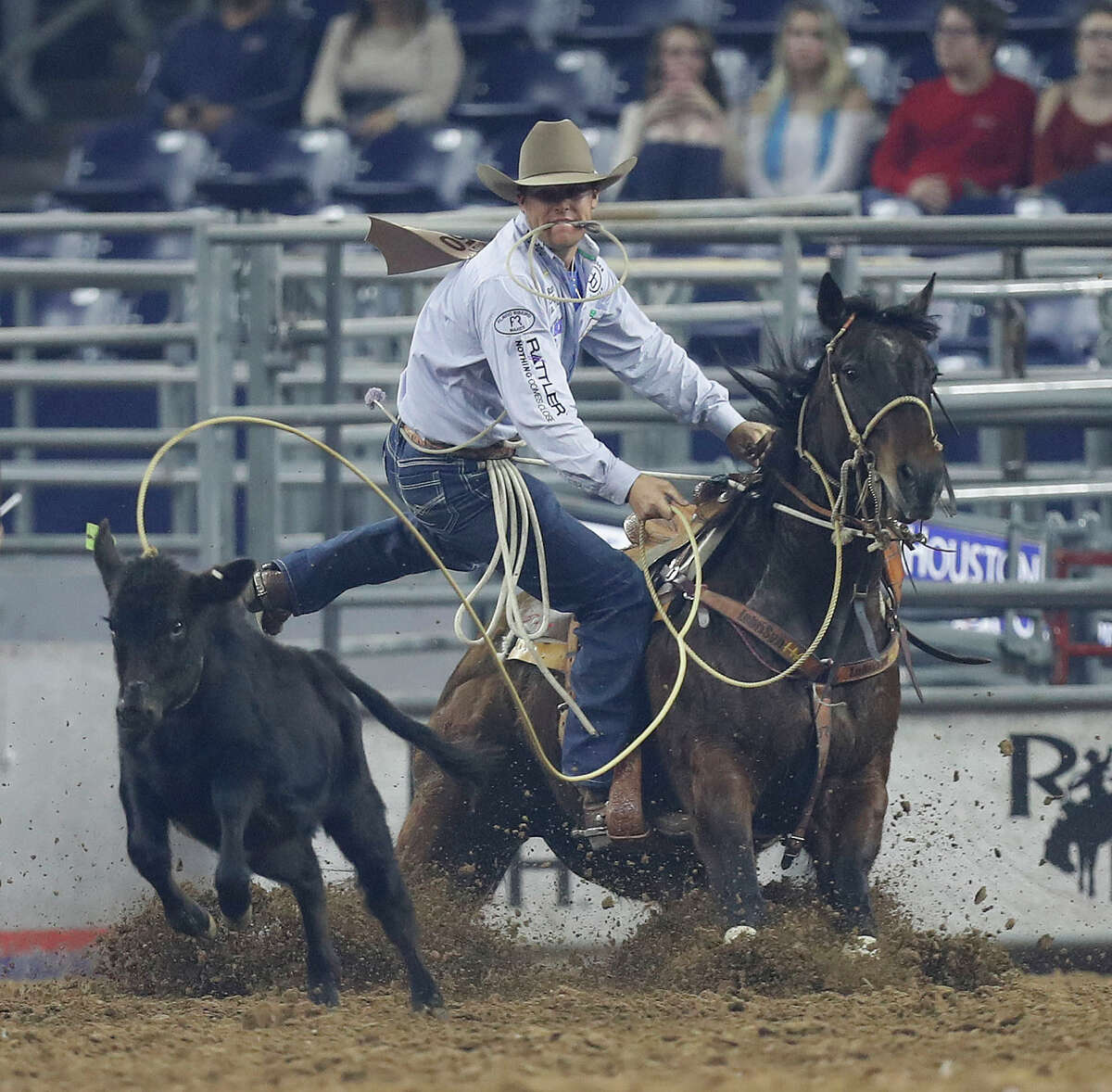 Tie-down roper Caleb Smidt takes Super Series I