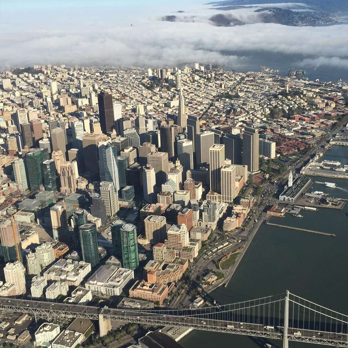 San Francisco aerial photos through the decades: How much has the city ...