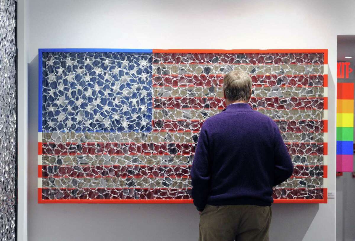 Political artist David Datuna featured in Greenwich gallery exhibit