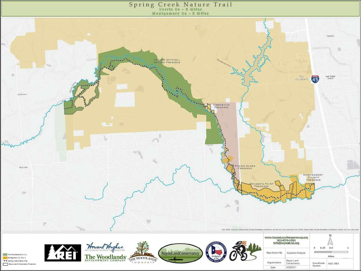 New George Mitchell Nature Preserve trail breaks ground