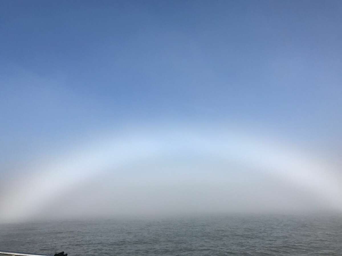 What's a fogbow and why did one appear over the bay yesterday?