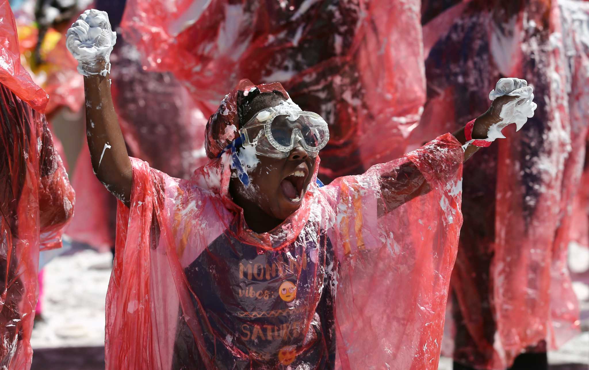 Children enjoy 8th Annual Pi Day pie fight