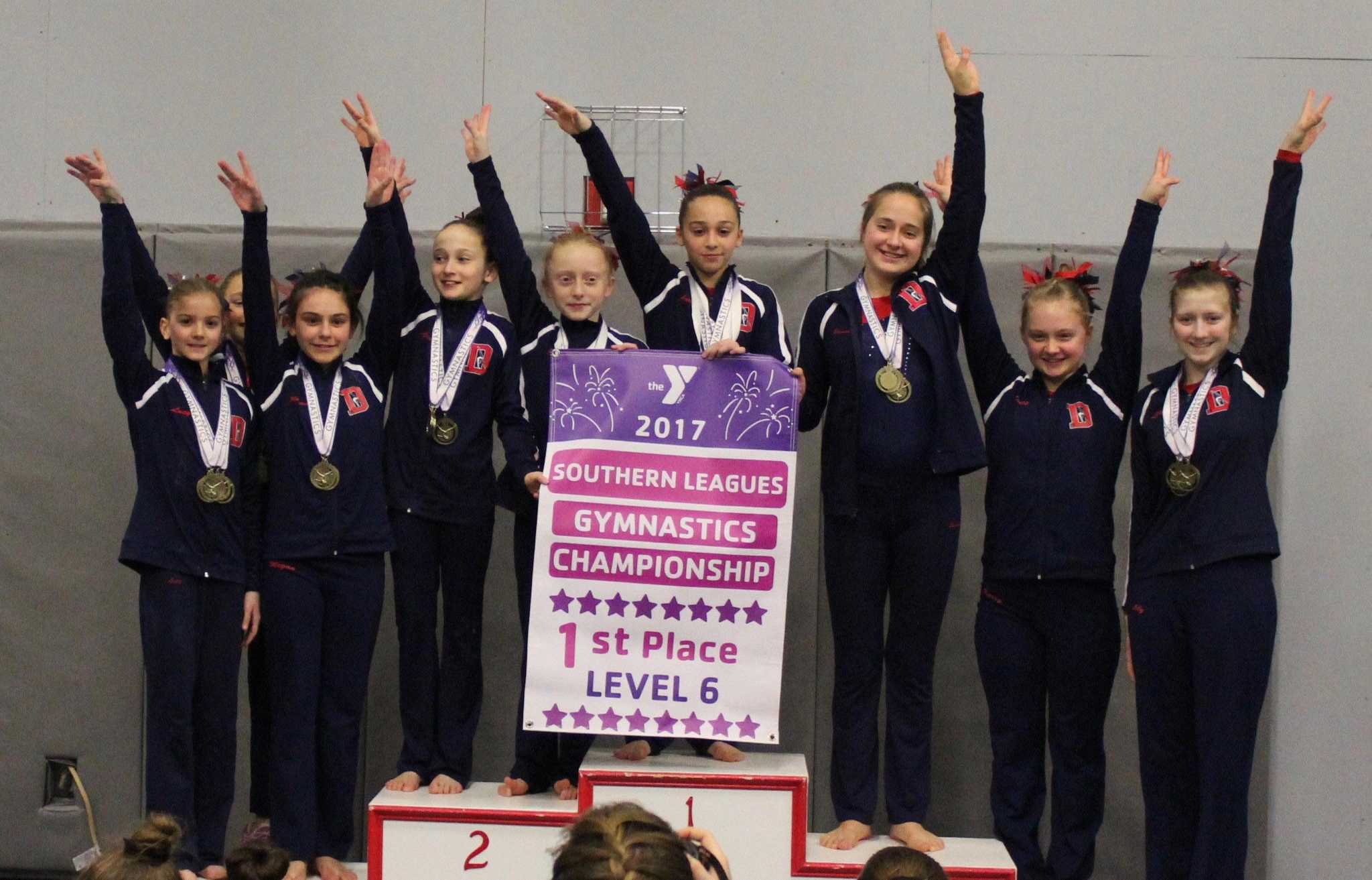 Y gymnasts dominate the weekend