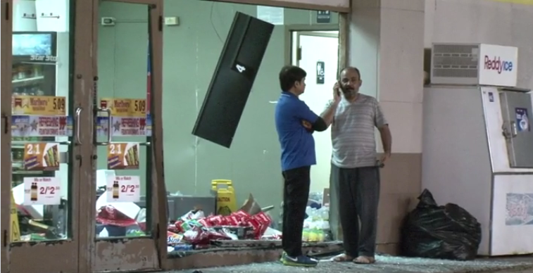 Suspects on the run after convenience store break-in