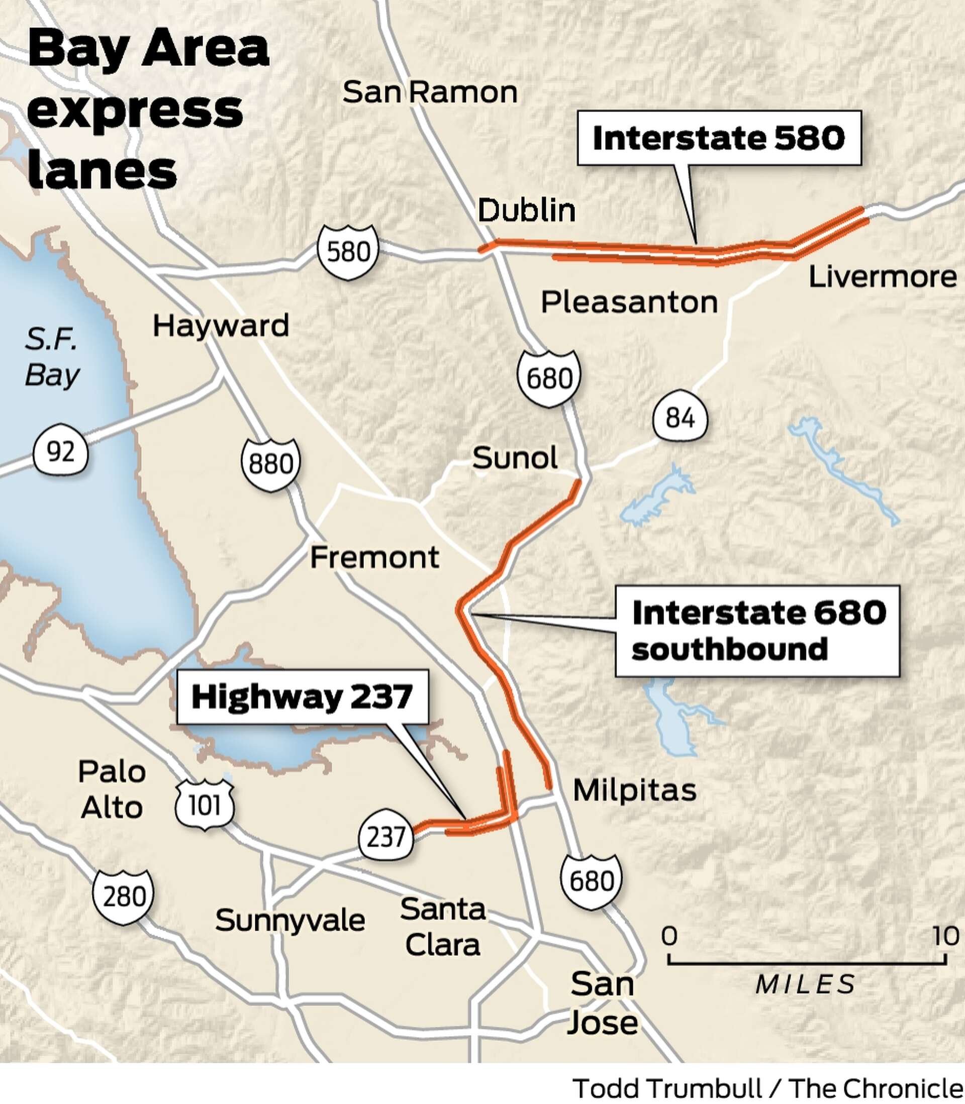 A year later, I-580 pay-to-use lanes are a success, report says