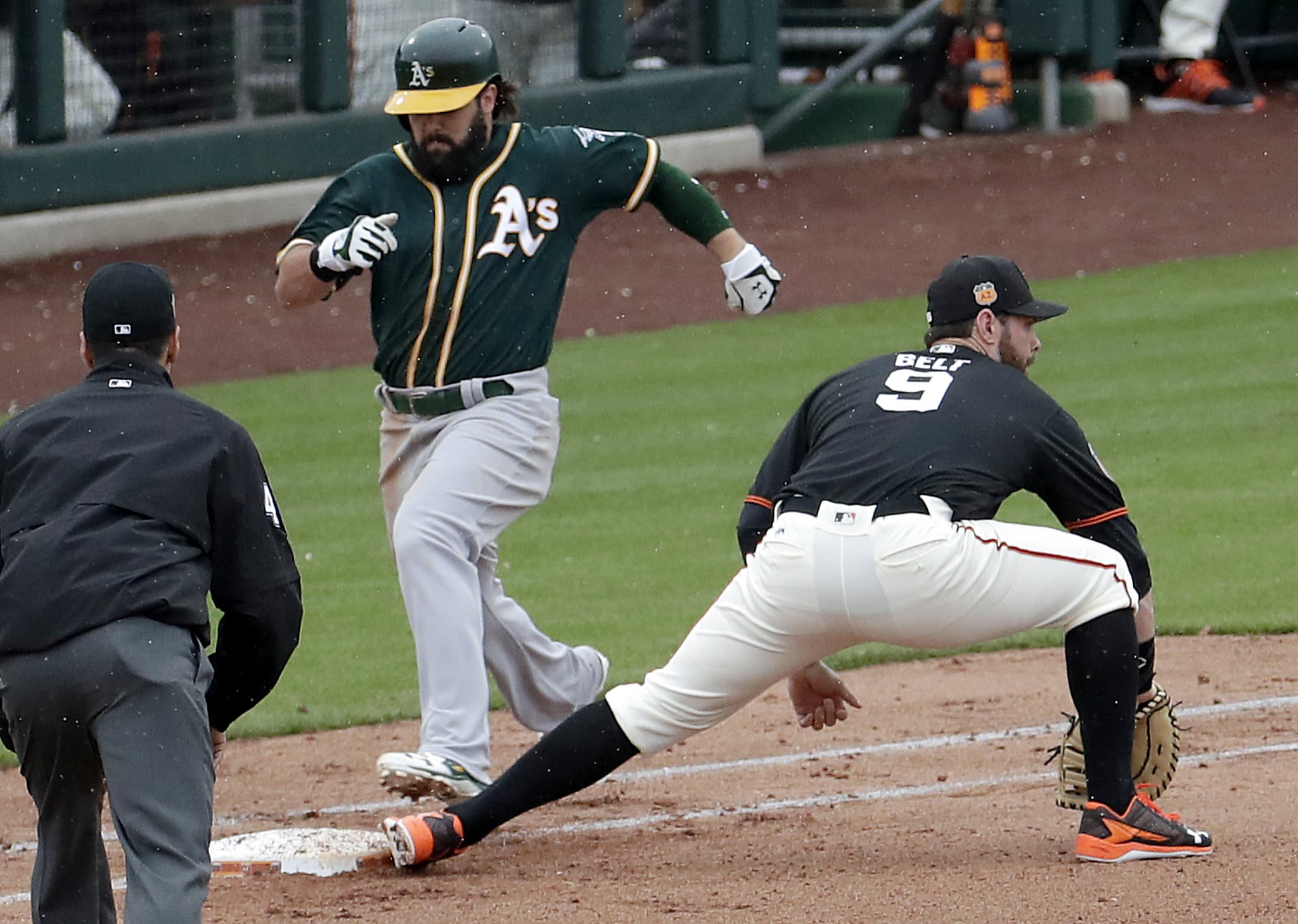 Jaff Decker’s oblique injury could impact shot at A’s roster