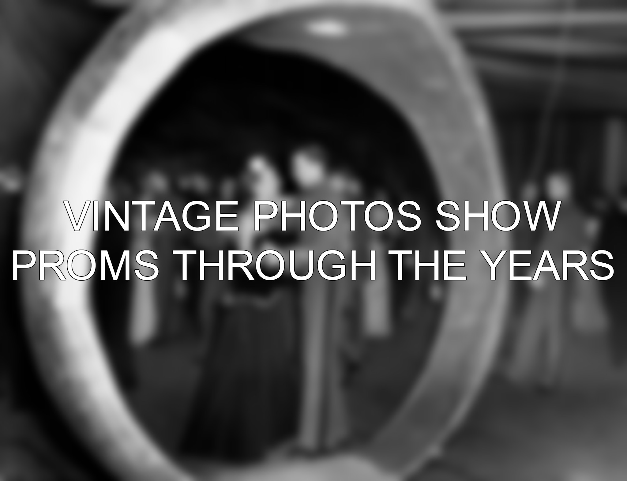 A look back at vintage prom photos