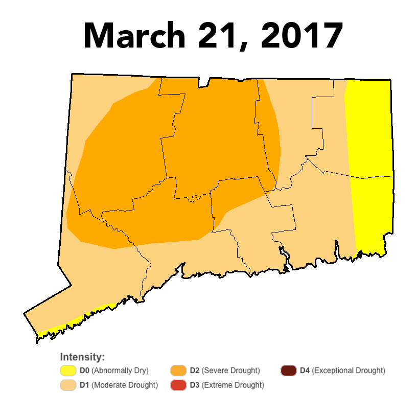 Drought conditions lessen across Connecticut