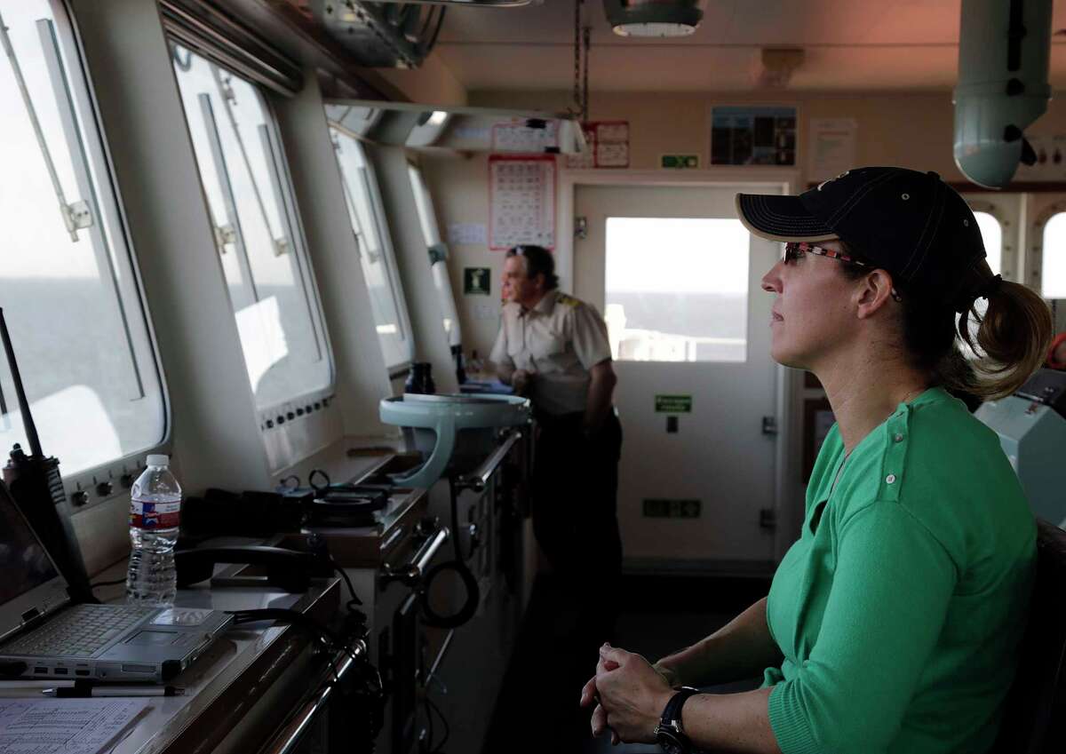 Ship Channel pilot encourages kids to follow in her wake