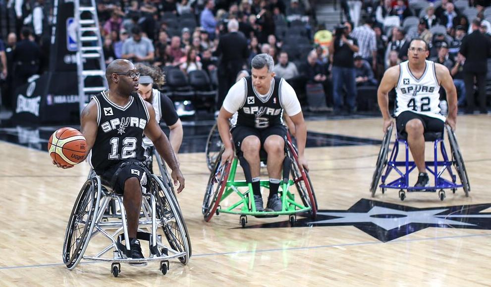 Spurs-sponsored wheelchair team rolls on