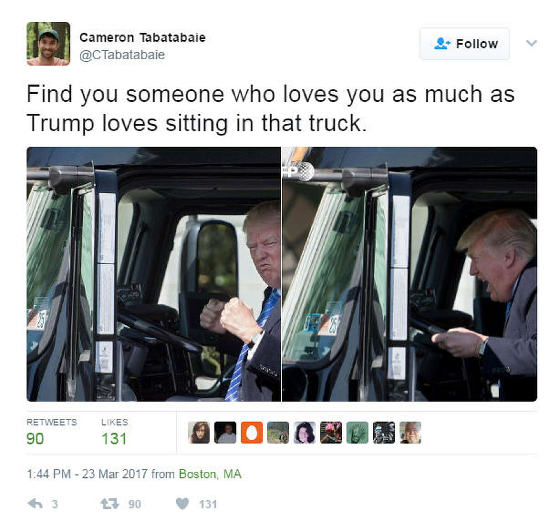 #TrumpTruck memes take over the Internet after photo of Trump in a semi ...