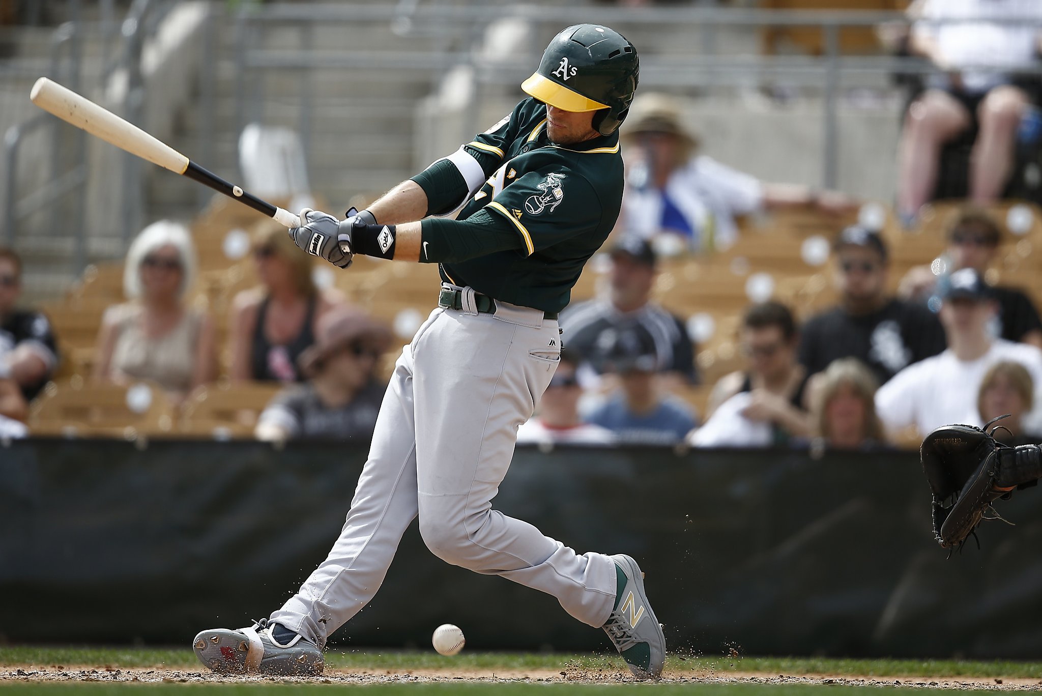 A’s Jed Lowrie starved for at-bats vs. lefties