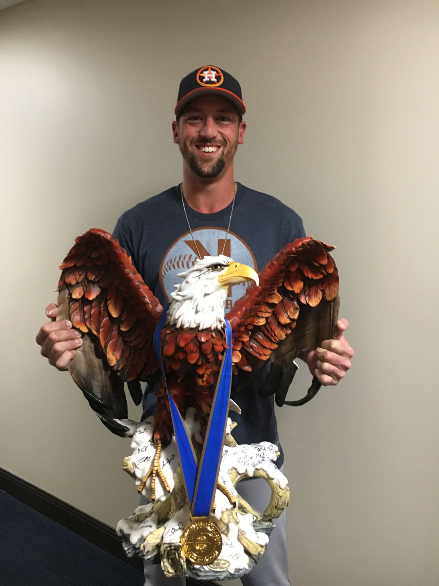 Luke Gregerson brings Team USA eagle back to Astros' spring training