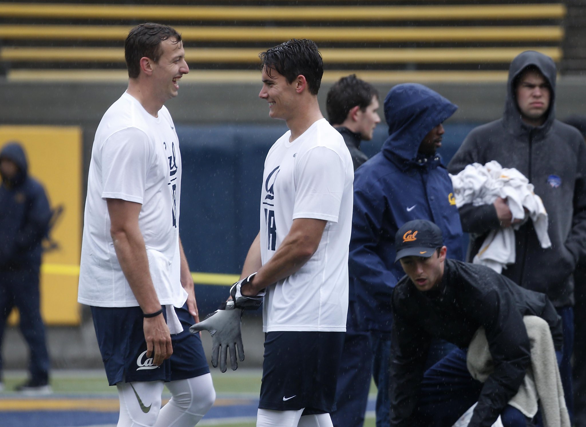 Webb, Hansen reconnect at Cal’s rainy pro day