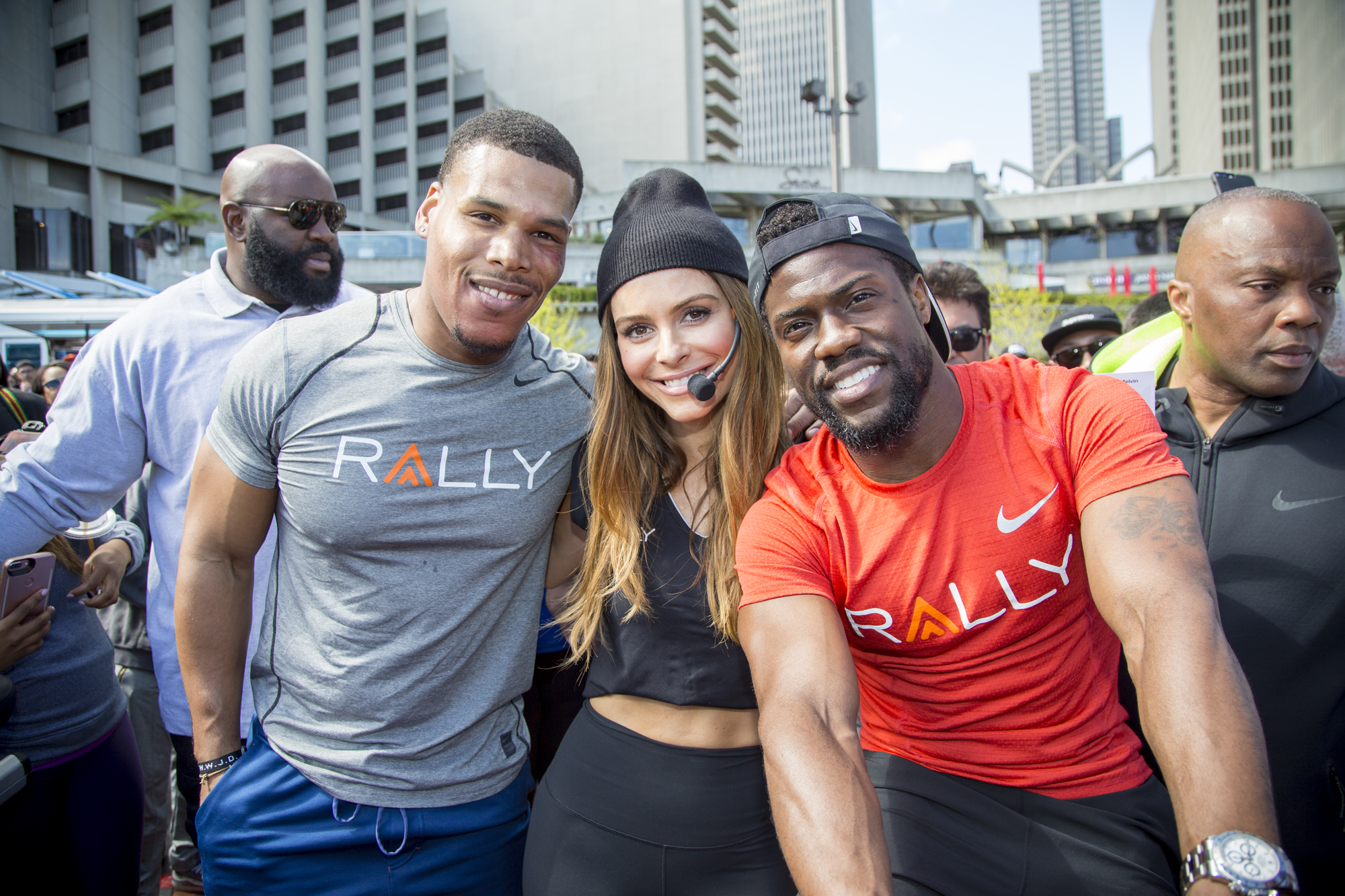 Kevin Hart at Rally Healthfest ahead of Clusterfest in San Francisco